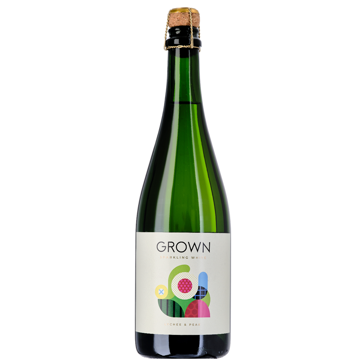 Sparkling White - Lychee & Pear - 75cl Bottles | Grown Drinks